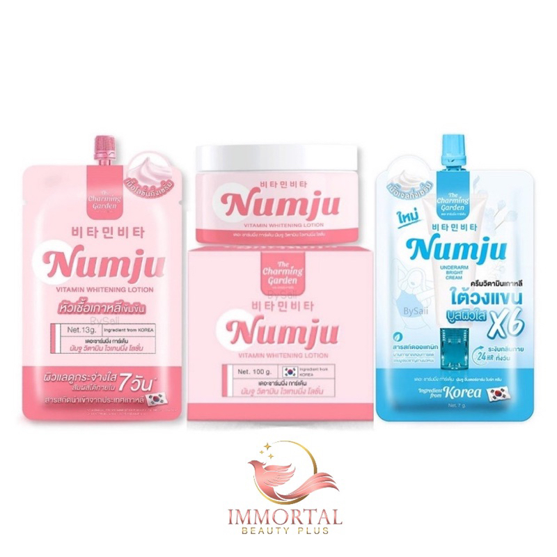 แท้💯% Numju Vitamin Whitening Lotion 100 g. The Charming Gargen นัมจู วิตามิน ไวเทนนิ่ง โลชั่น ...