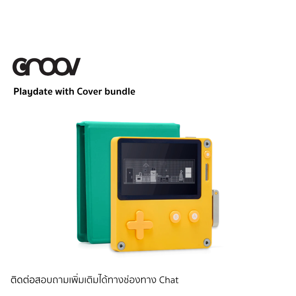 Playdate with Cover bundle- Tiny handheld game system | Shopee Thailand