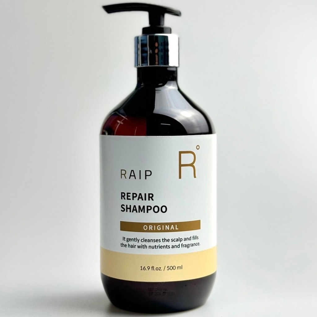 แชมพู/ครีมนวดผม RAIP Repair Shampoo 500ml / RAIP Repair Treatment 500ml ...
