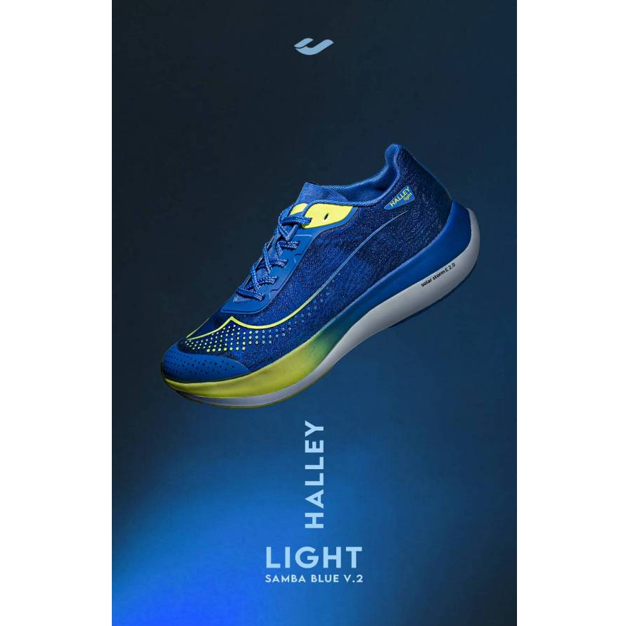 UNPAUSE HALLEY LIGHT MEN สี SAMBA BLUE V.2 - รองเท้าวิ่งผู้ชาย | Shopee ...
