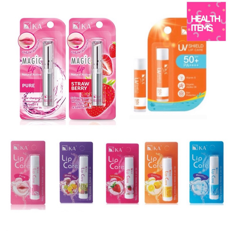 KA Lip Care (3.5g) เคเอ ลิปแคร์ / UV Shield lip care / KA Magic Lip บำรุงเรียวปาก ไม่แห้ง ...