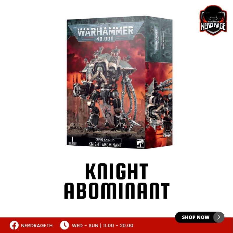 [Games Workshop] [Warhammer 40k] [Chaos Knights] Knight Abominant ...