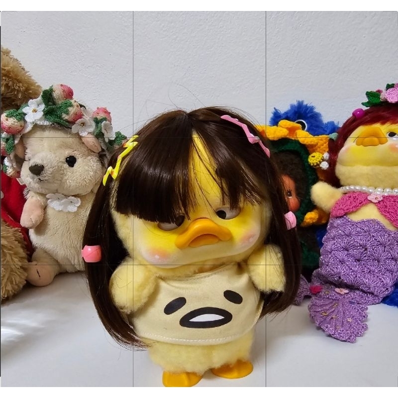 ‼️พร้อมส่ง‼️ wig upsetduck วิกน้องเป็ด บ๊อบม้าน้ำตาล | Shopee Thailand