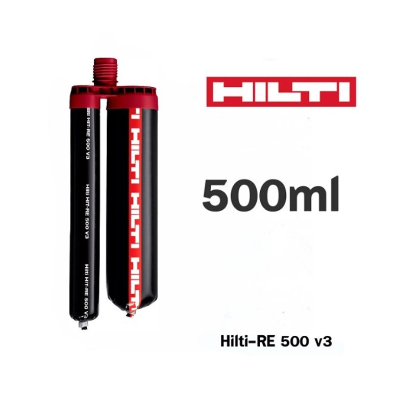 HILTI น้ำยาเสียบเหล็ก HILTI HIT-RE 500 V3 เคมีเจาะเสียบเหล็ก 500ml / 705g ของแท้ | Shopee Thailand