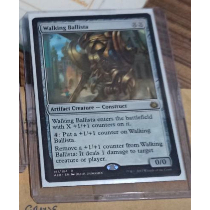 การ์ด MTG Walking Ballista Artifact Magic the gathering EDH รุ่น AER ...