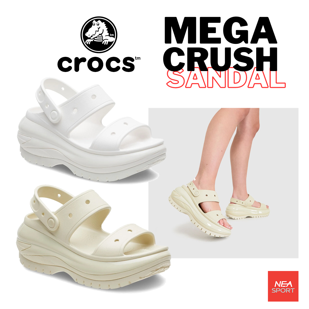 [ลด30% เก็บโค้ด 8800FASHDD] CROCS Mega Crush Sandal รุ่นใหม่ ฮิตสุด ...