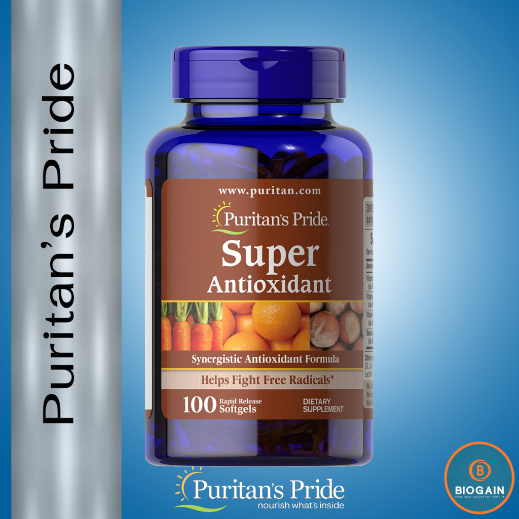 Puritan’s Pride Super Antioxidant Formula / 100 Softgels | Shopee Thailand