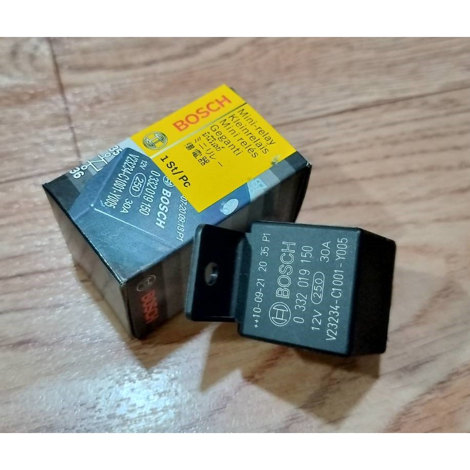 Bosch เเท้ 100% รีเลย์ Relay 5 ขา 12V 0332019150 สำหรับรถยนต์ทุกรุ่น ...