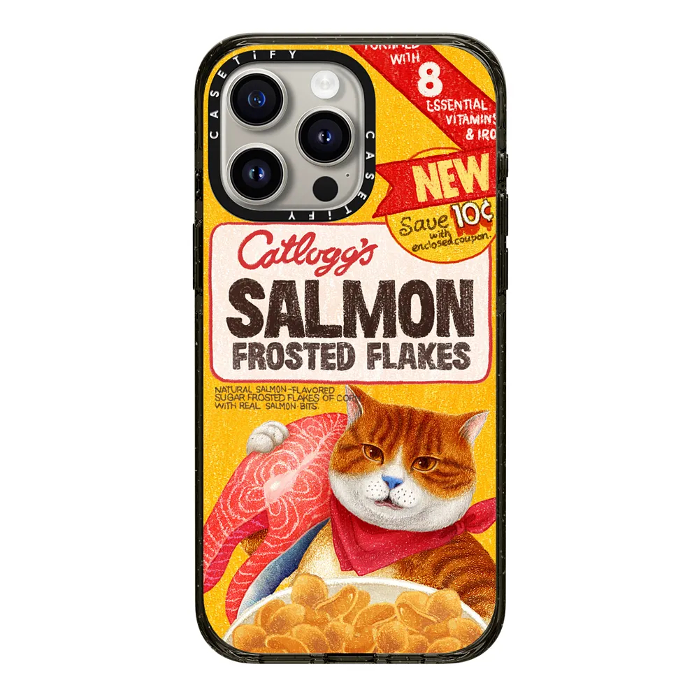 Catllogg's SALMON iPhone 15 Pro Max Impact Case MS Compatible Color ...