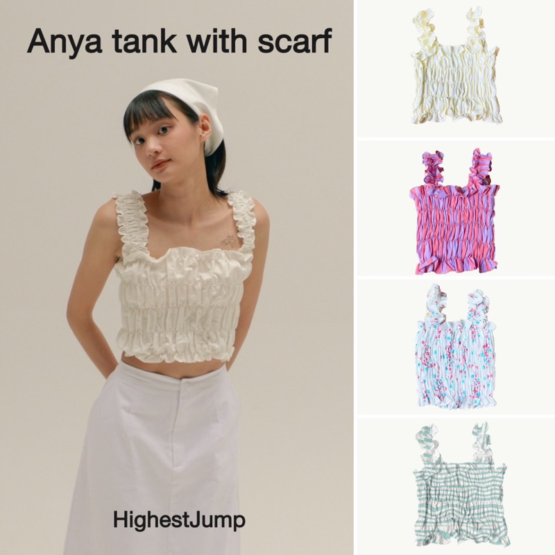 Highestjump Anya tank with scraf สินค้าขายดี | Shopee Thailand