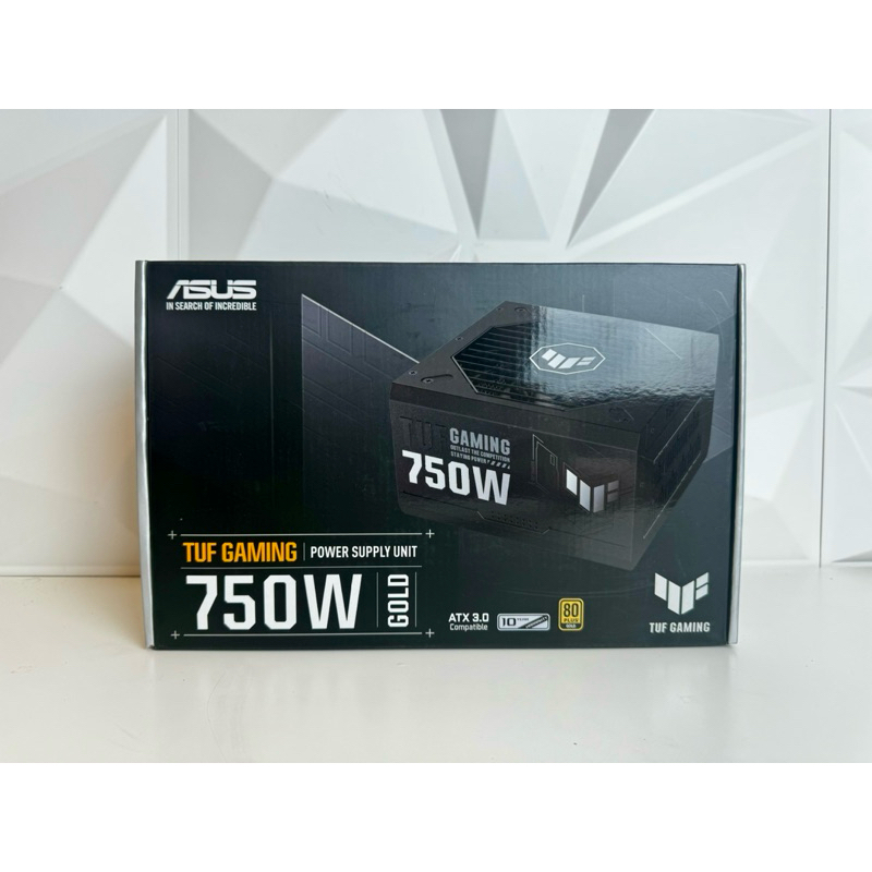 POWER SUPPLY (อุปกรณ์จ่ายไฟ) ASUS TUF GAMING 750W GOLD - 750W 80 PLUS GOLD (BLACK) (ATX ...