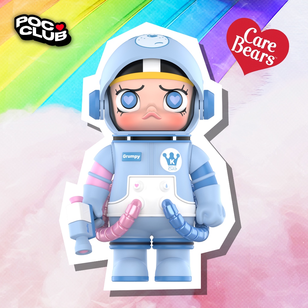 [POC CLUB] Space Molly 400% + 100% Grumpy Bear (Care Bears) | Shopee ...