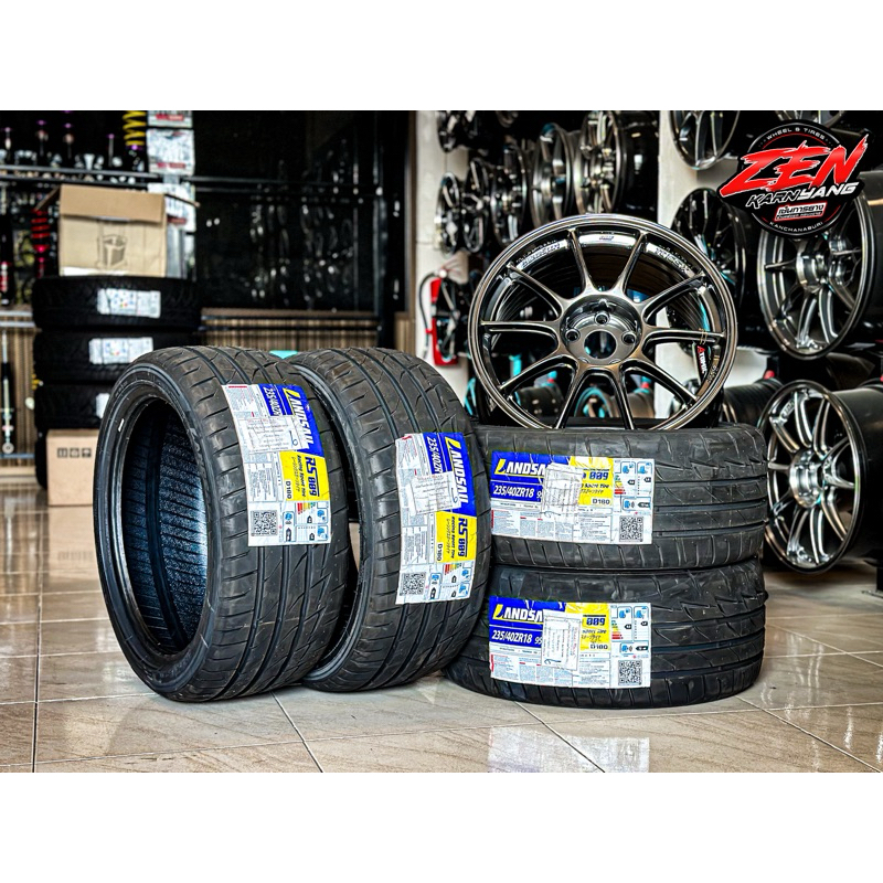 ล้อ TC105X ขอบ18“ 8.5 ET35 PCD 5/114.3 พร้อมยาง 235/40R18 | Shopee Thailand