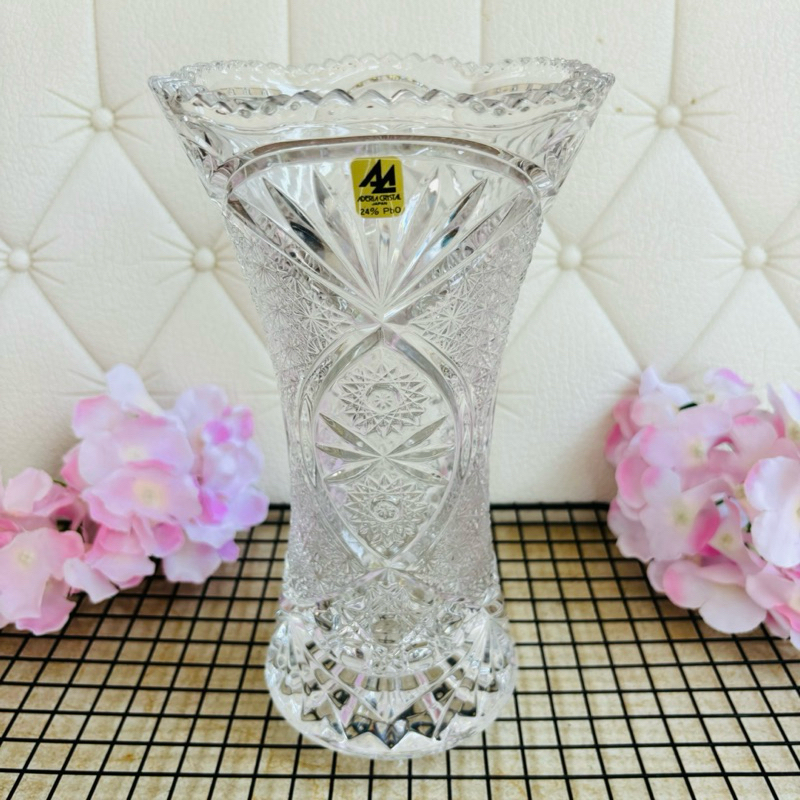 แจกันคริสตัล ADERIA CRYSTAL Flower Vase SOLITAIRE CRYSTAL 24%Pbo จาก ...