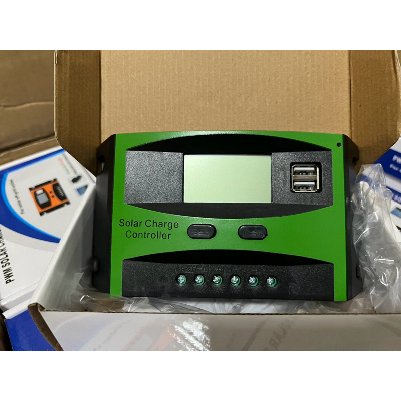 Solar Cell Charger Controller 12V/24V 10A 20A 30A พร้อมช่อง USB 2 ช่อง 5V โซล่าเซลล์ชาร์จเจอร์ ...
