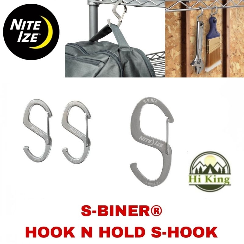 พวงกุญแจ อเนกประสงค์ Nite Ize รุ่น S-BINER® HOOK N HOLD S-HOOK มี 2 ...