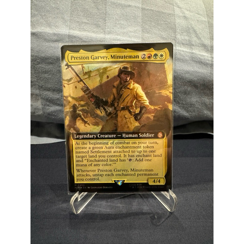 MTG Universes Beyond: Fallout Variants Foil: Preston Garvey, Minuteman ...