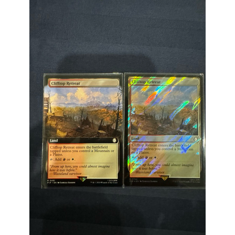 MTG Universes Beyond: Fallout Variants: Clifftop Retreat (0491 ...