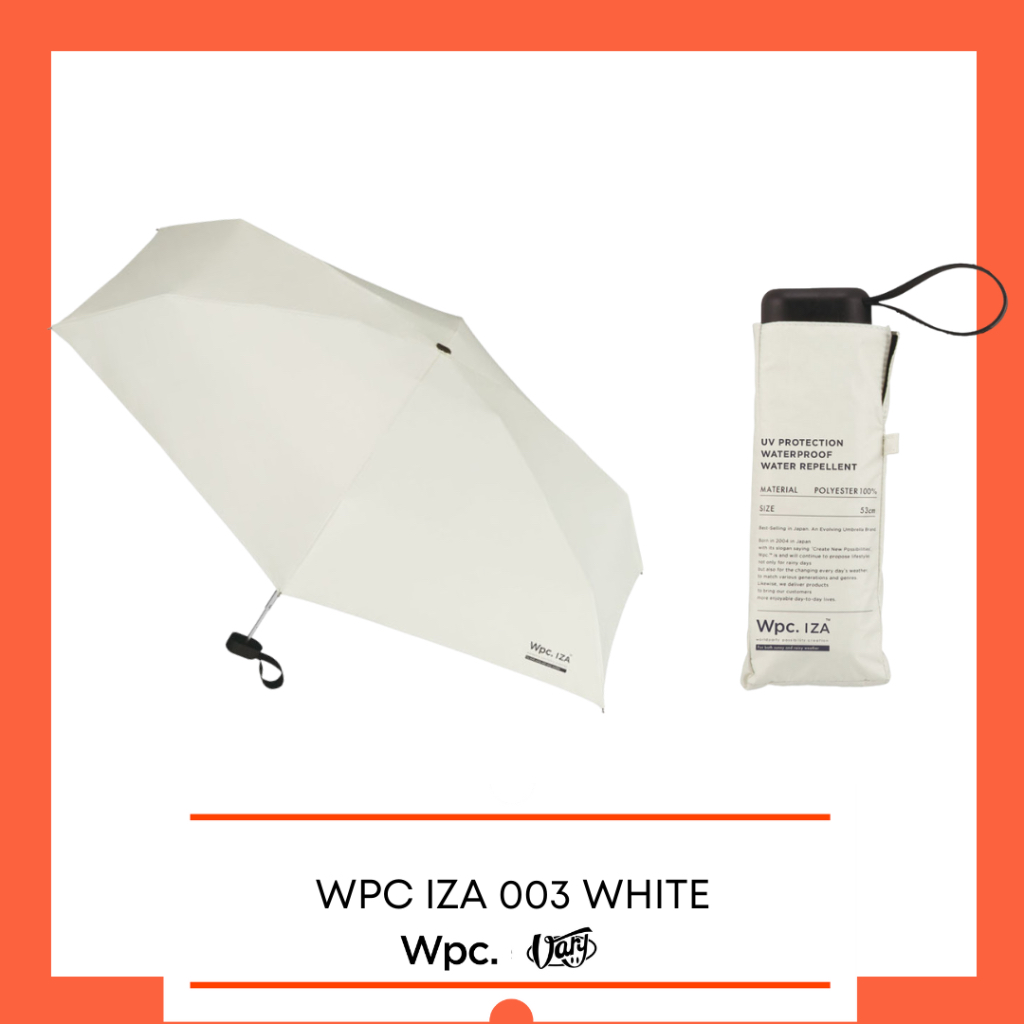 พร้อมส่ง ร่ม WPC IZA ร่มกันแดดนำเข้าญี่ปุ่น กัน UV 100% ร่มพับญี่ปุ่น WPC. รุ่น Compact/ Large ...