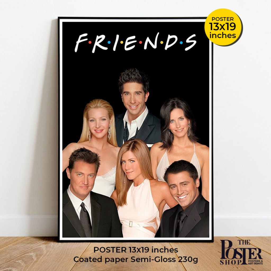 Friends Poster ซิทคอมระดับตำนานของอเมริกา ภาพขนาด 13x19 นิ้ว | Shopee ...