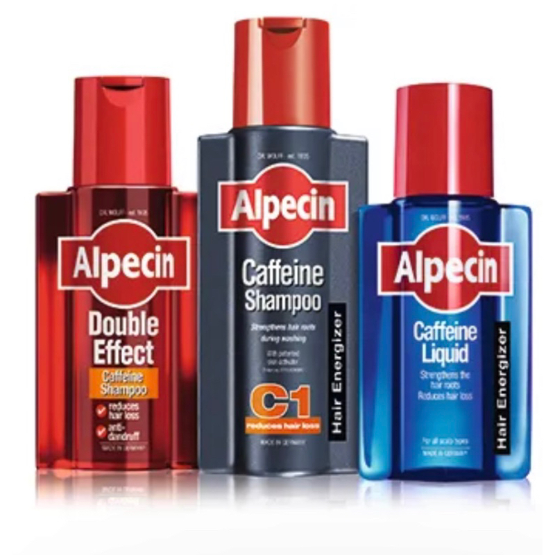 Alpecin Caffeine Liquid 200ml & Caffeine shampoo 250ml & Double effects ...