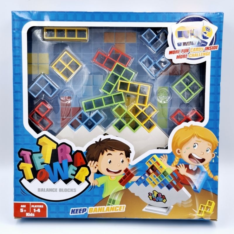 Tetra Tower Game Balance block game เกมสุดฮิต ของเล่นเสริมพัฒนาการ เกม ...