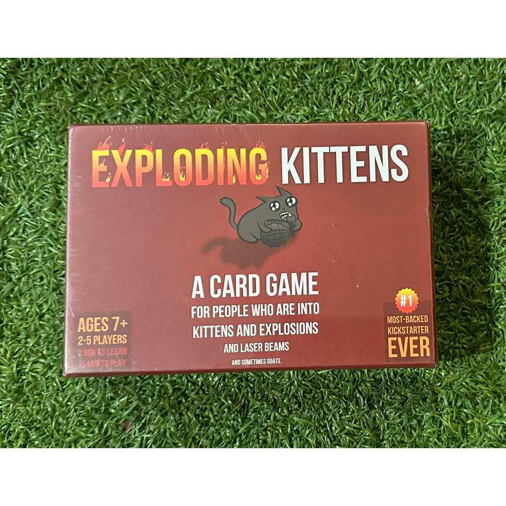 เกมการ์ด Exploding / Imploding / Streaking kittens Board game - บอร์ดเกมแมวระเบิด | Shopee Thailand