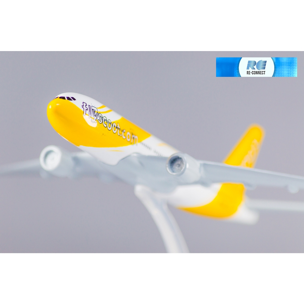 โมเดลเครื่องบิน จำลอง เหล็ก สายการบินพานิชย์ สกู๊ต แอร์ Airplane W ...