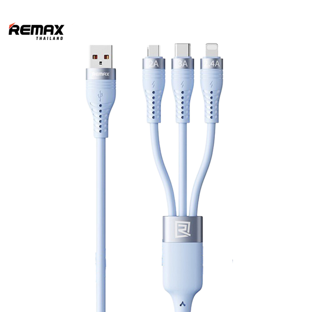 Remax Cable 3in1 15W (RC-C151) - สายชาร์จ โทรศัพท์มือถือ แบบ 3in1 ...