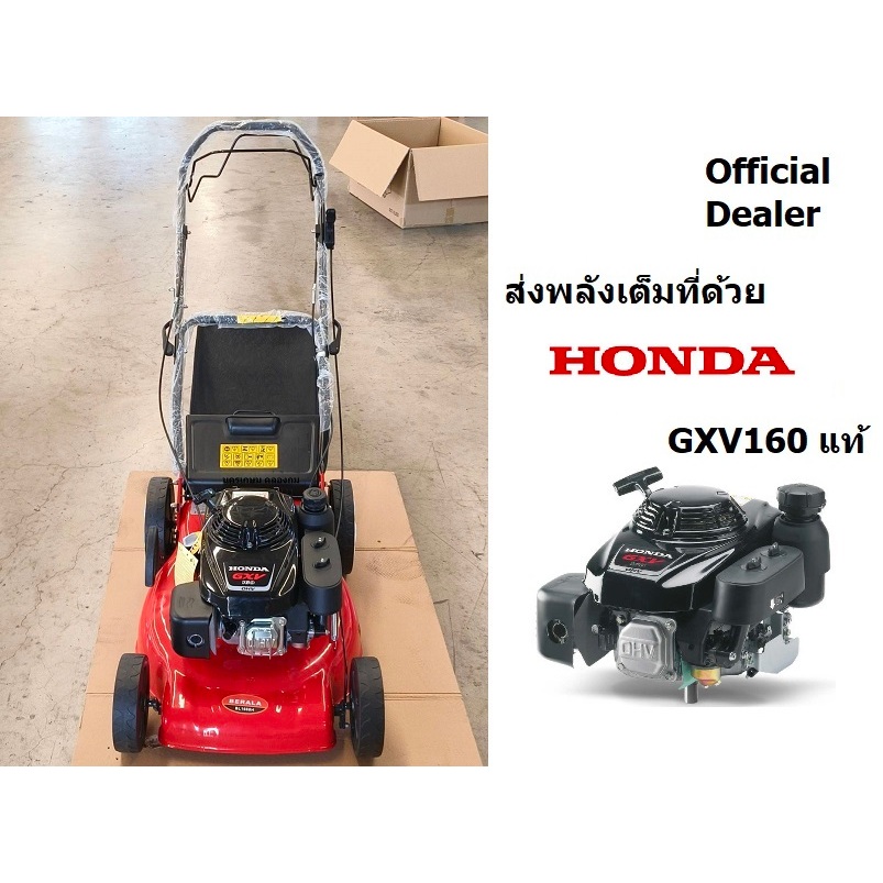 *รุ่นใหม่* BL-1668H รถเข็นตัดหญ้า เบนซิล เครื่องยนต์ 4 จังหวะ GXV160 ...