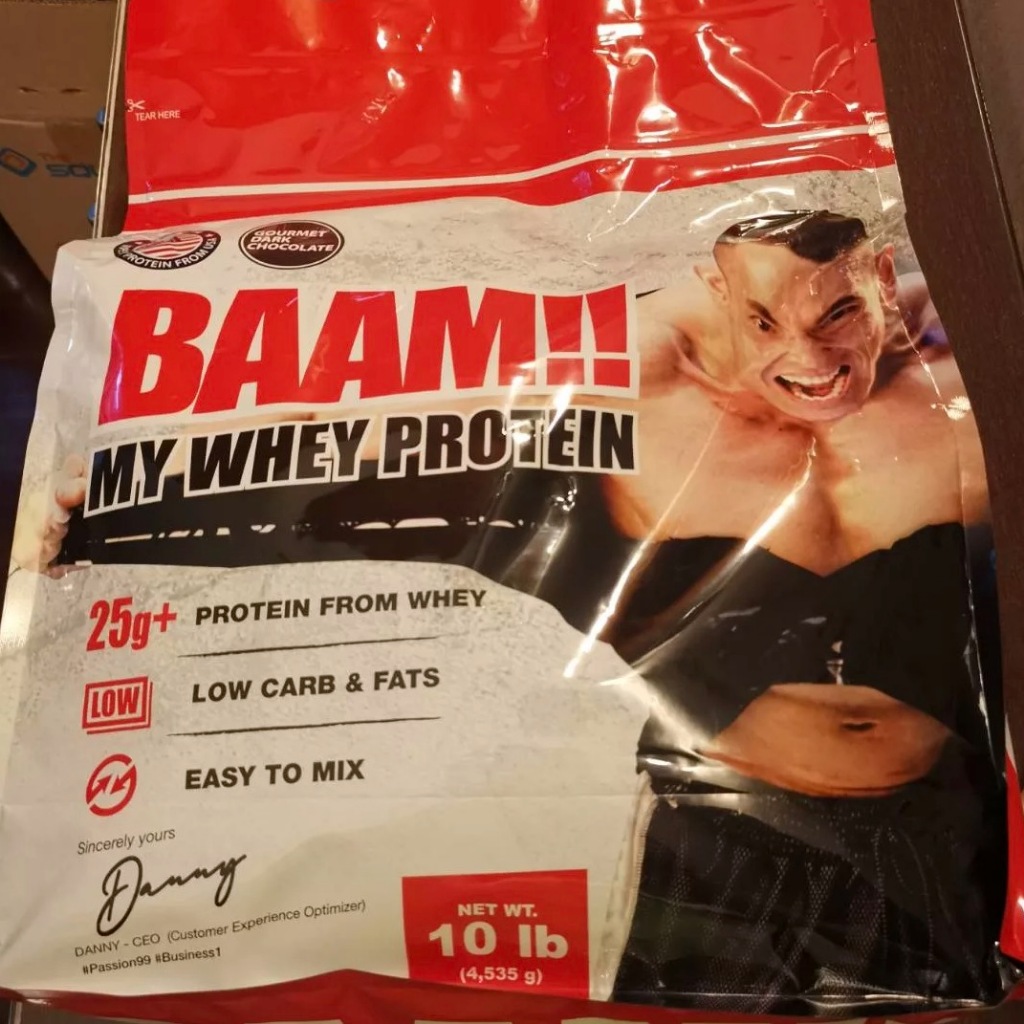 BAAM MY WHEY PROTEIN 10 LB เวย์โปรตีน เพิ่มกล้ามเนื้อ | Shopee Thailand