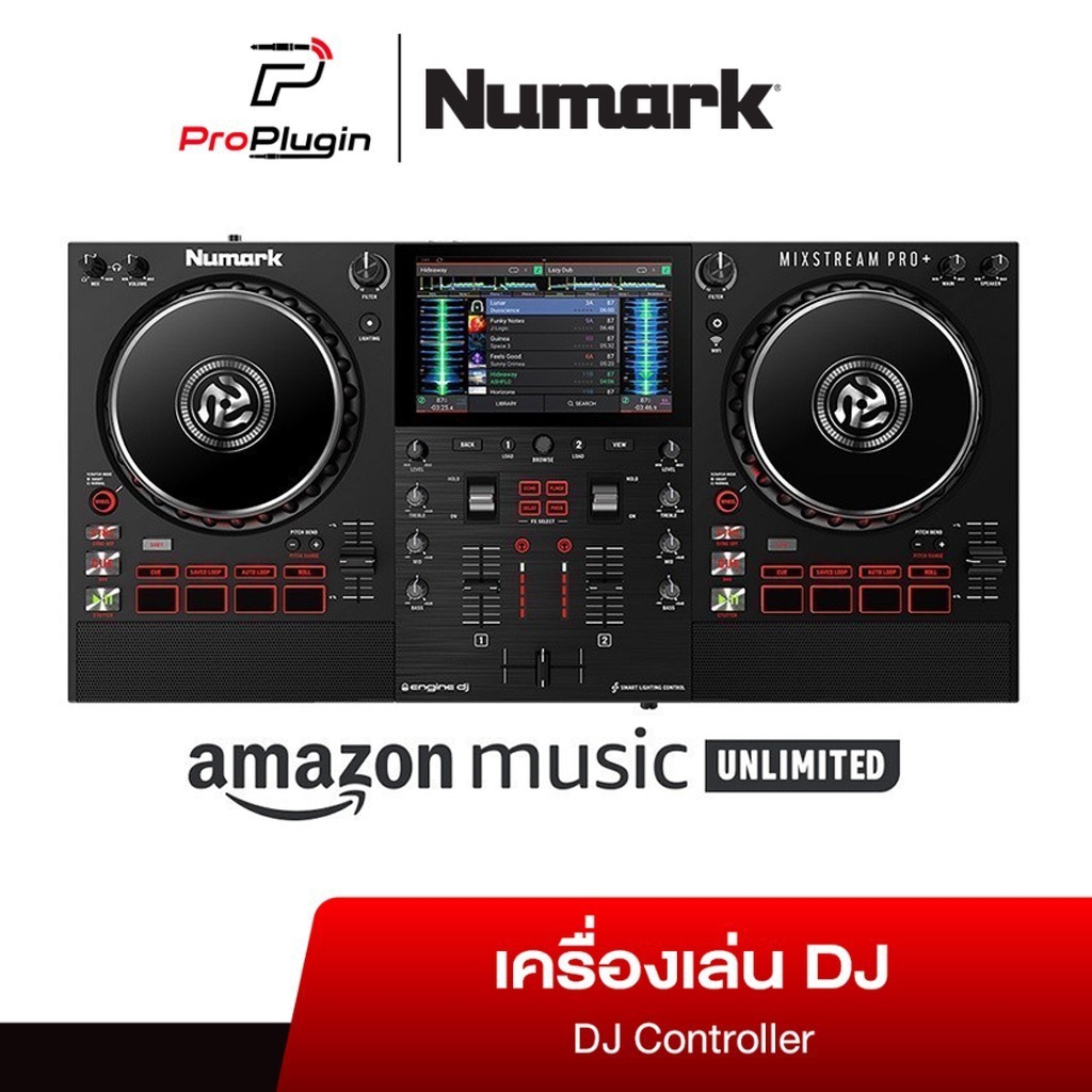 Numark Mixstream Pro+ DJ Controller รองรับ Stand alone ไม่ต้องพึ่งคอมพิวเตอร์ในการใช้งาน ...