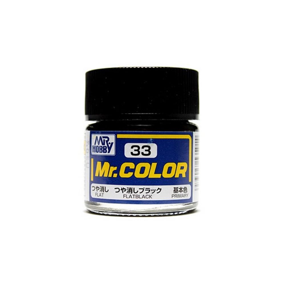 Mr.Color C33 Flat Black (10ml) | Shopee Thailand