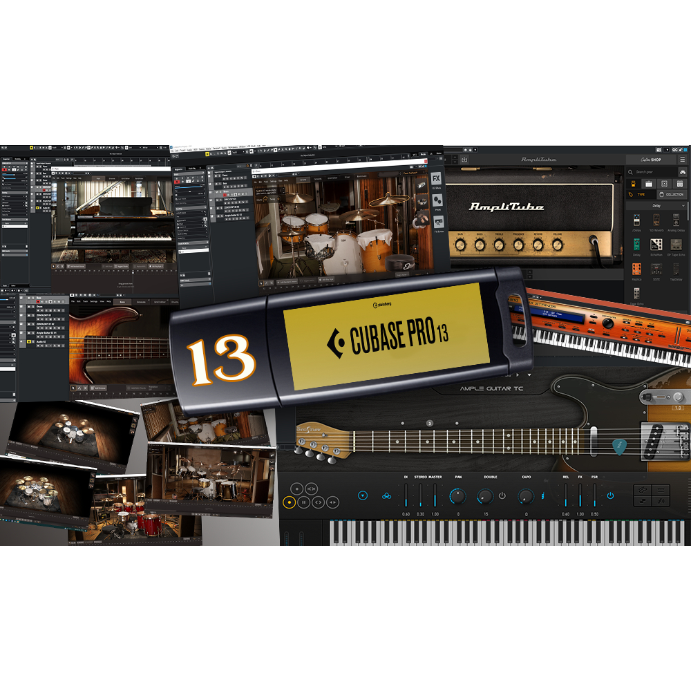 ทำเพลงอย่างมืออาชีพ ด้วยCubase 12 หรือ 13 Pro พร้อมปลั๊กอินให้ กลอง เบท ...