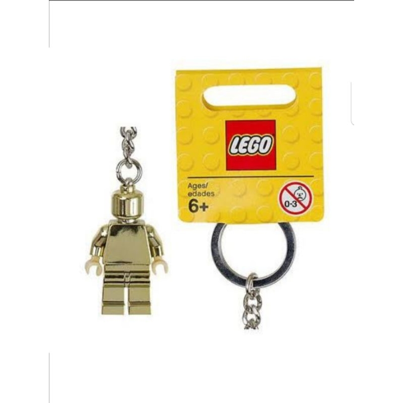 Lego 850807 Gold Minifigures Key Chain พวงกุญแจ เลโก้ ของใหม่ ของแท้ สี ...