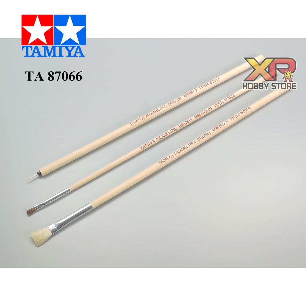 Tamiya Modeling Brush Basic Set (TA 87066) | Shopee Thailand