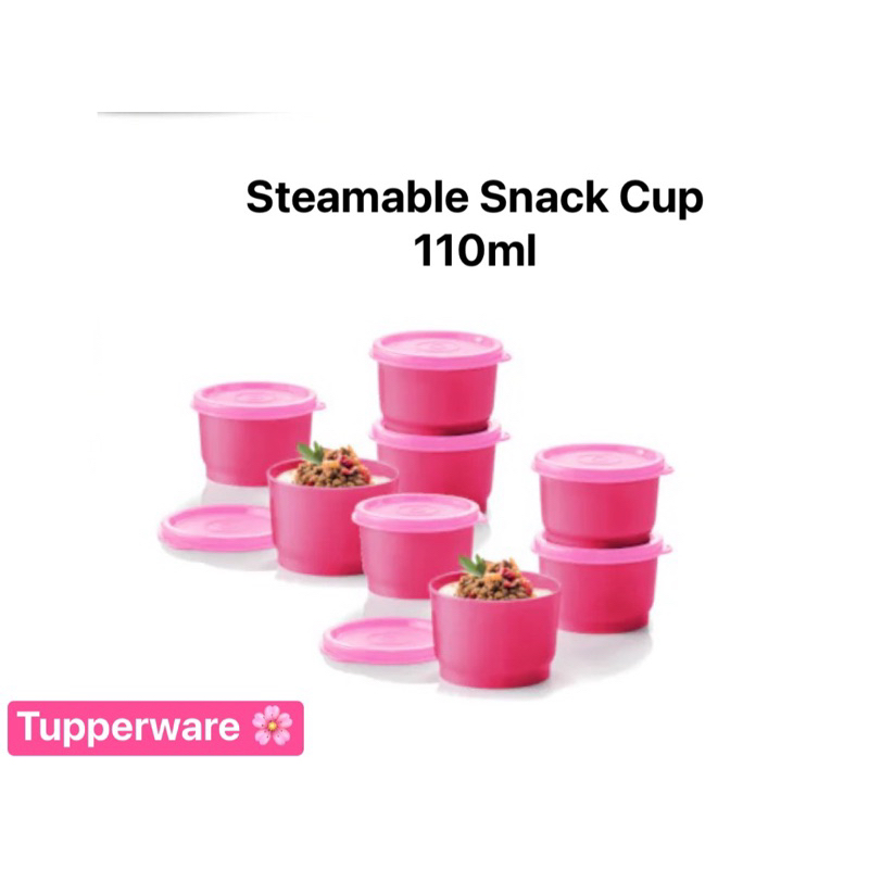กระปุกนึ่งได้ Tupperware รุ่น steamable snack cup (1ใบ) ขนาด 110ml ...