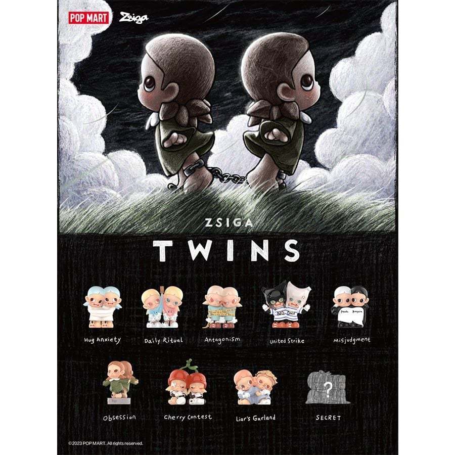 [พร้อมส่ง] กล่องสุ่ม ZSIGA Twins Series Pop Mart สินค้าลิขสิทธิ์แท้ ...