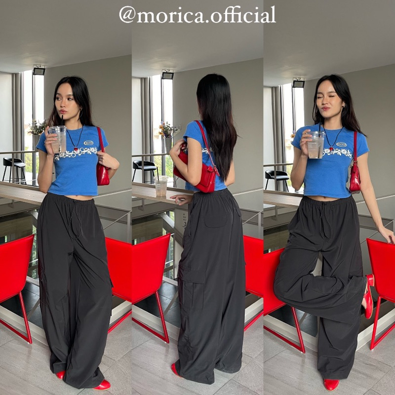 Cargo pant:Stopper กางเกงคาโก้ (กระบอกใหญ่กลาง) | Shopee Thailand