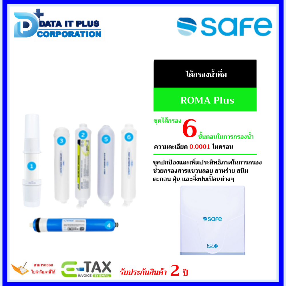SAFE ไส้กรองน้ำ รุ่น ROMA Plus รับประกัน 2 ปี | Shopee Thailand
