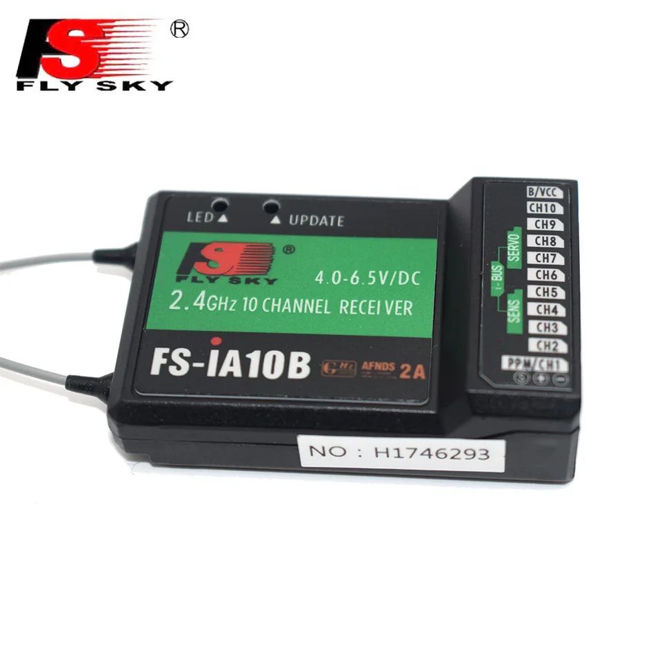 FLYSKY Fs-iA10B ตัวรับสัญญาณรีโมท 10CH สำหรับรีโมท Flysky Receiver for ...