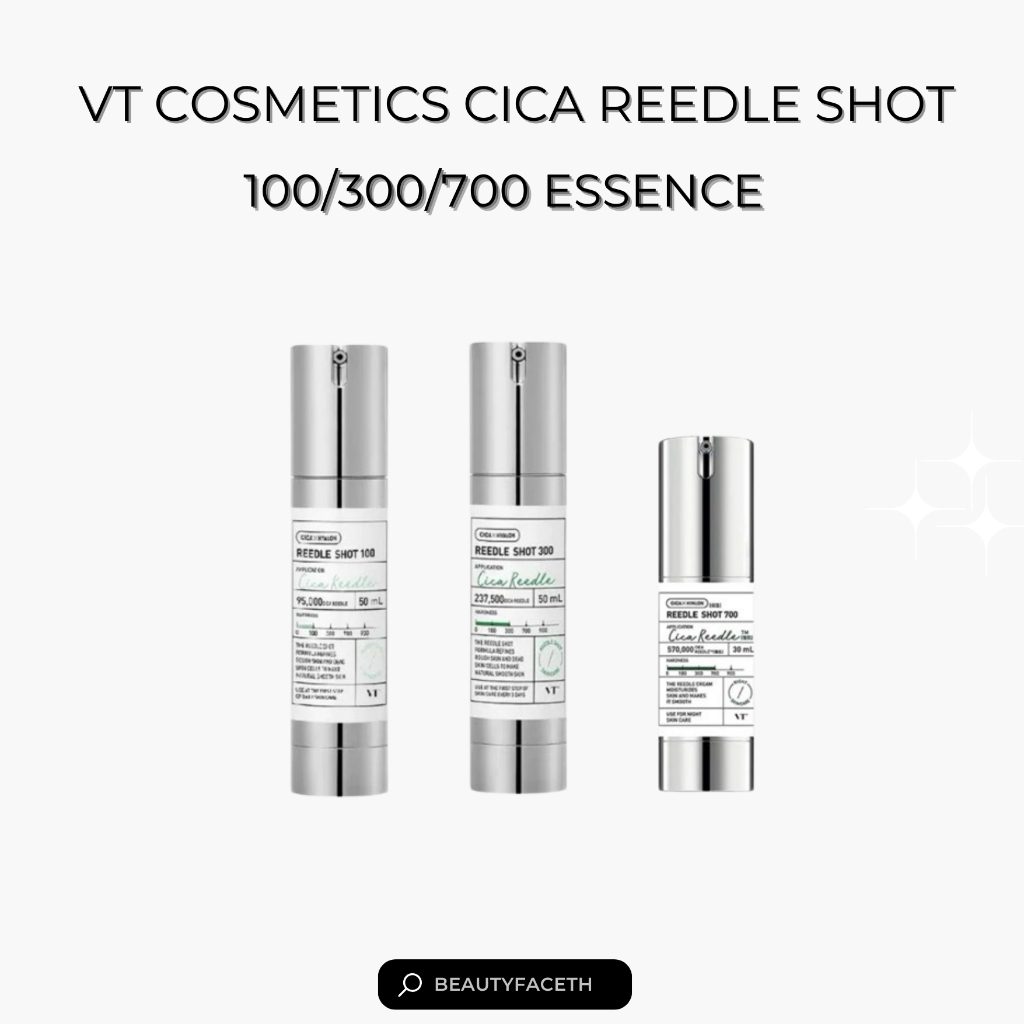 VT COSMETICS CICA Reedle Shot 100/300/700 Essence ไมโครซิกก้า ปริมาณ 50 ...