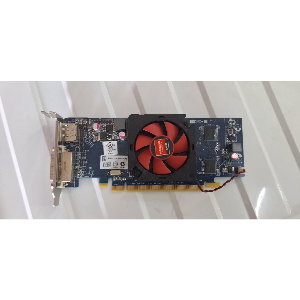 การ์ดจอ ATI 6450 1GB DDR3 แป้นเตี้ย Lowprofile ใส่คอใแบรนเนม Acer HP ...