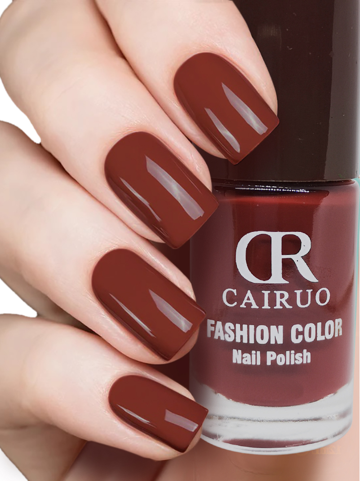 สีทาเล็บ fasion color cairuo สีสวยแดงก่ำ แดงเข้มดำ แฟชั่น 14ml. Red ...