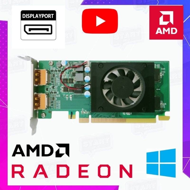 การ์ดจอ AMD Radeon 520 2GB GDDR5 *แท้* ถอดจากเครื่องแบรนด์ | Shopee ...