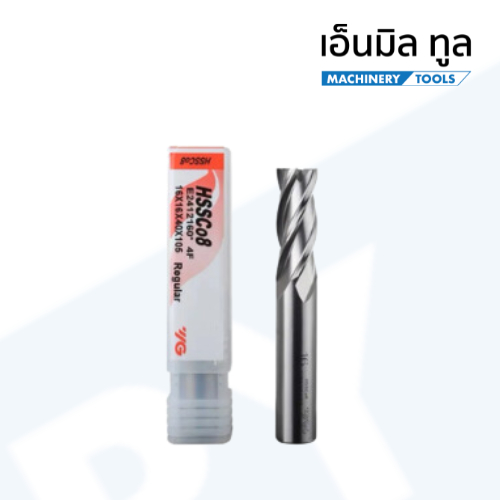ดอกเอ็นมิล ไฮสปีด 4 ฟัน Endmill HSS Co8 แบรนด์ YG | Shopee Thailand