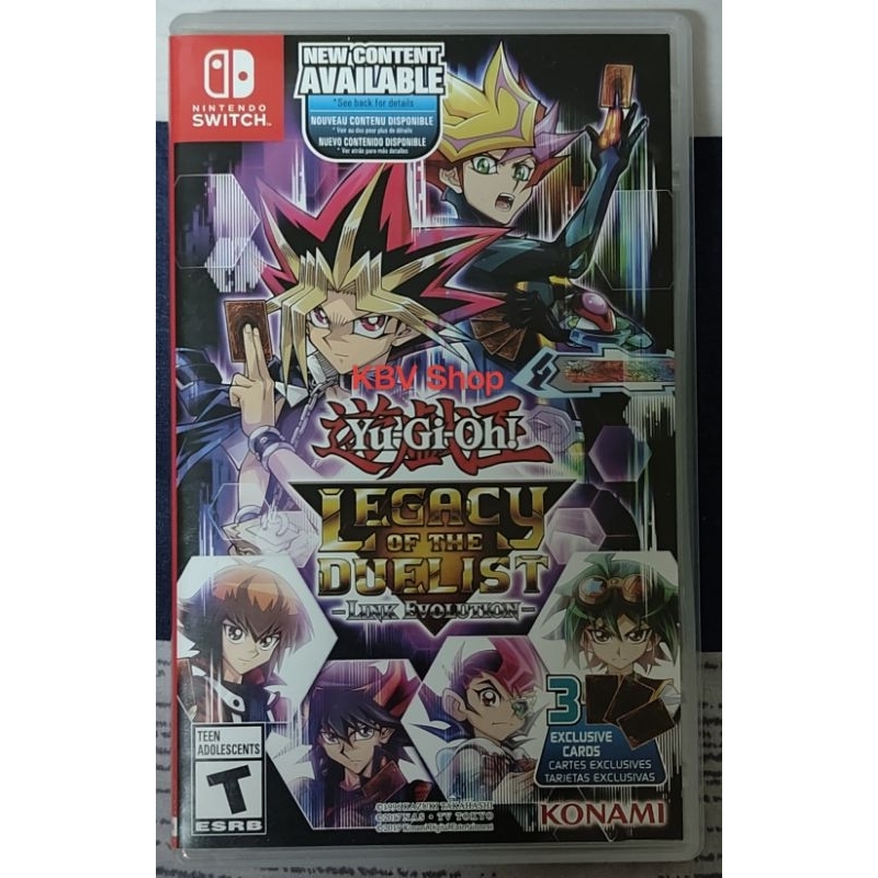 (ทักแชทรับโค๊ดส่วนลด)(มือ 2)Nintendo Switch : Yu-Gi-Oh! Legacy of the Duelist Link Evolution มือ ...