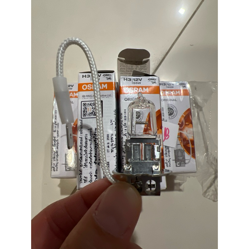 หลอดไฟรถยนต์ หลอดไฟตัดหมอก ออสแรม osram แท้ H3 12V 55w 64151 made in ...