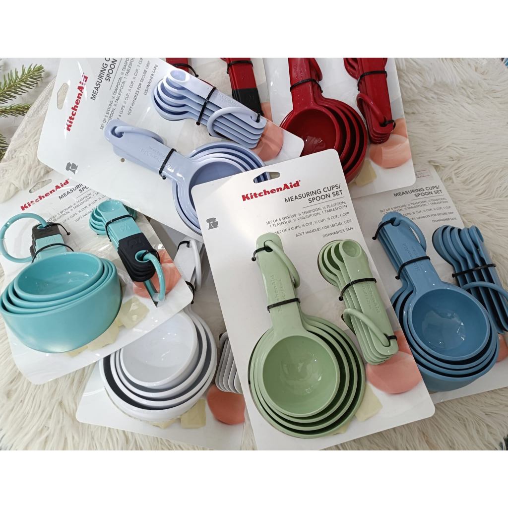Kitchenaid measuring cups/ spoon set ชุดถ้วยตวงช้อนตวงคิดเช่นเอท พร้อม ...