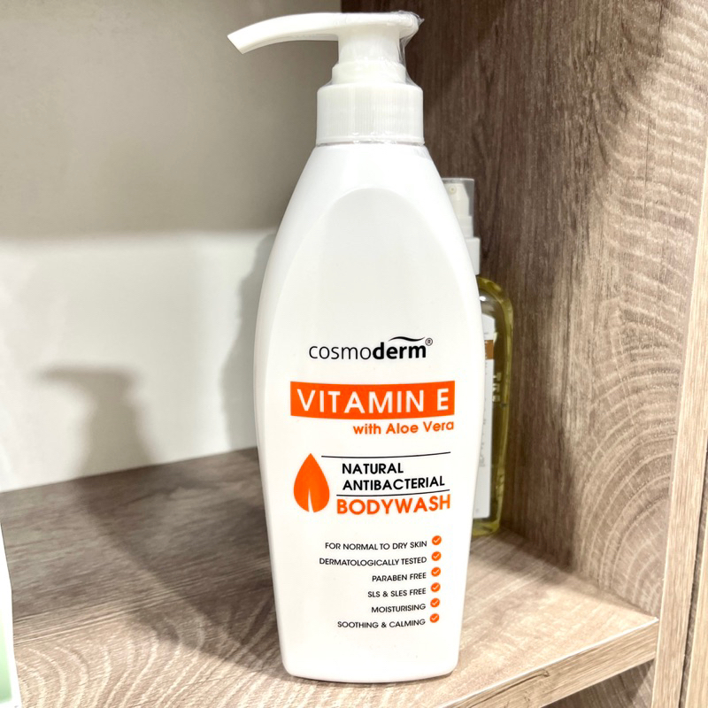 COSMODERM Antibacterial Vitamin E Body Wash 500mlครีมอาบน้ำสำหรับผิว ...